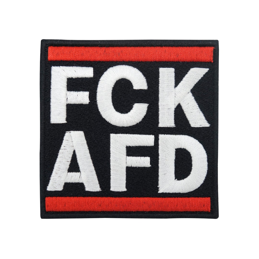 FCK AFD Iron-on Patch | Anti Afd Patches, Fck Nzs Iron-on Patch, Fcknzs ...