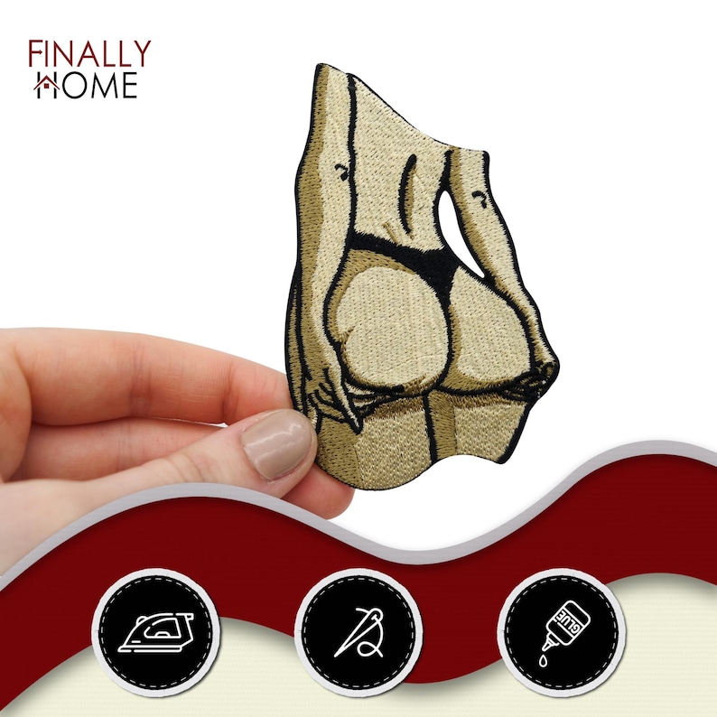 Naughty Girl Iron-on Patch | Sexy Ass Patches, Women's / Men's Iron-on Patches, Patches, Ass ...