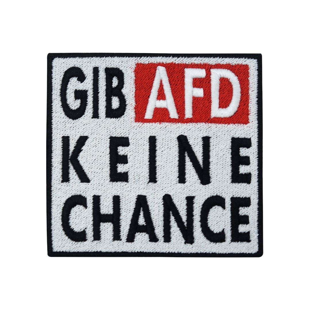 Iron-on Patch Don't Give AFD a Chance FCK NZS Patches Iron-on Patch ...