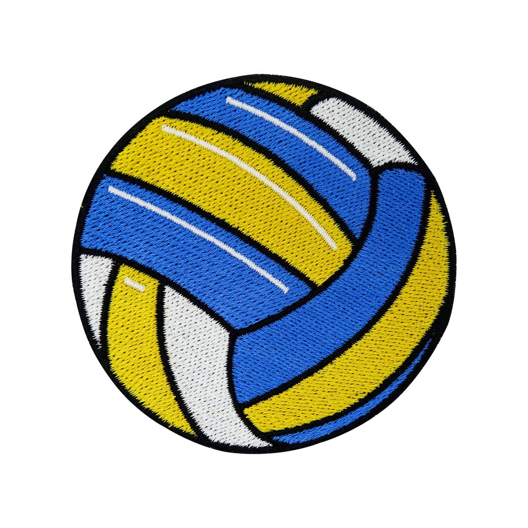 Iron-on Patch - Volleyball | Sport Patches, Ball Iron-on Patches, Round ...