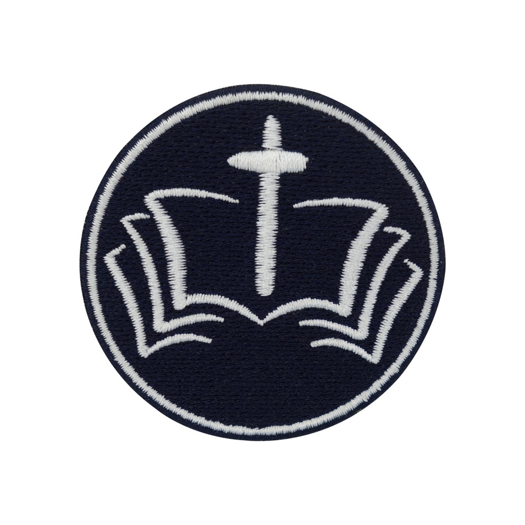 Patch Church Collection: Bible Cross Iron-on Patch | Christian Patches ...