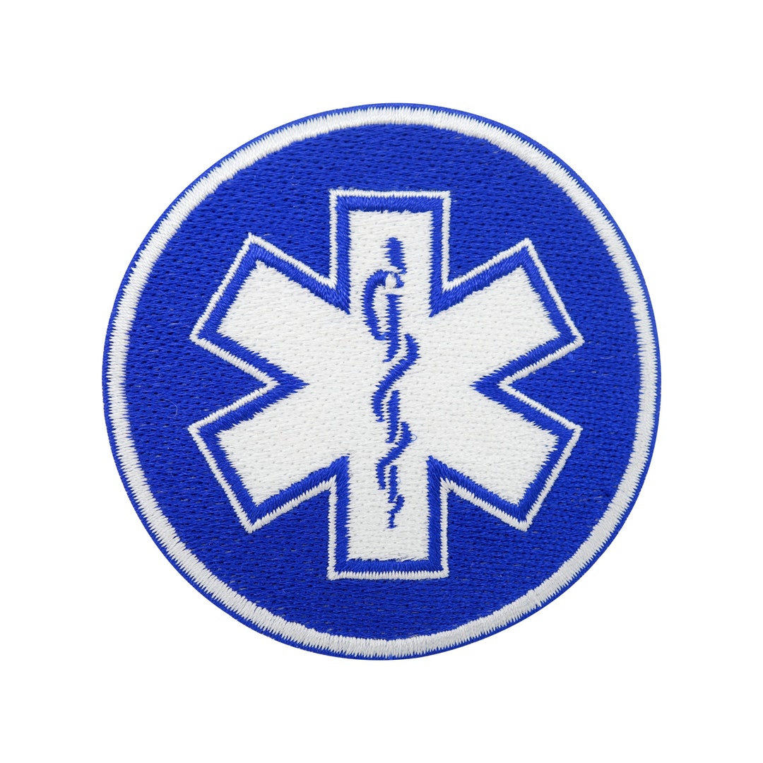 Round USA Medic Cross Iron-on Patch Paramedic Patches, America Airsoft ...