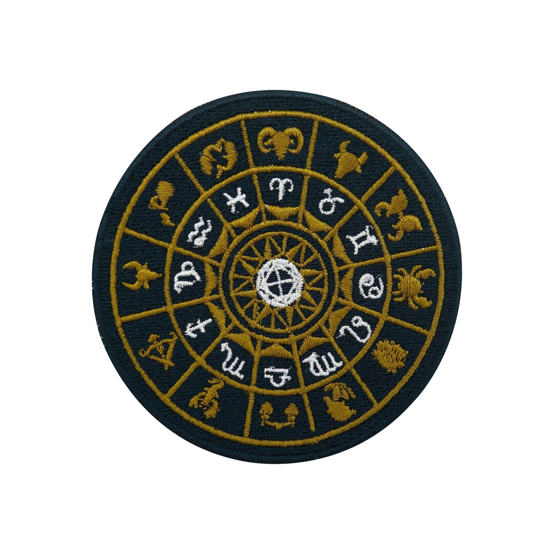 Iron-on Patch Astrology Zodiac Horoscope Patches to Sew On, Iron-on ...