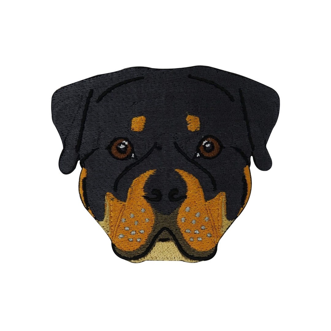 Rottweiler Dog Iron-on Patch | Dog Patches, Animal Dog Puppy Iron-on ...