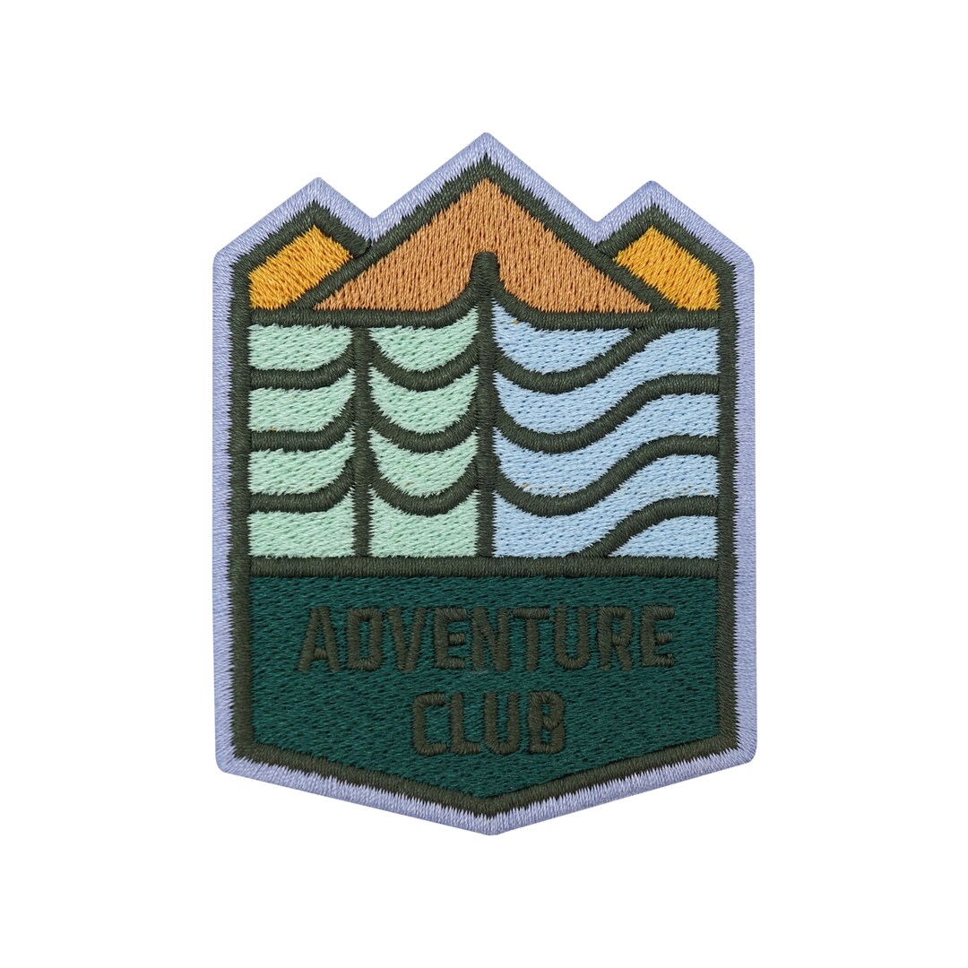 Patch to Iron Adventure Club Trees Hiking Outdoor Patches - Etsy