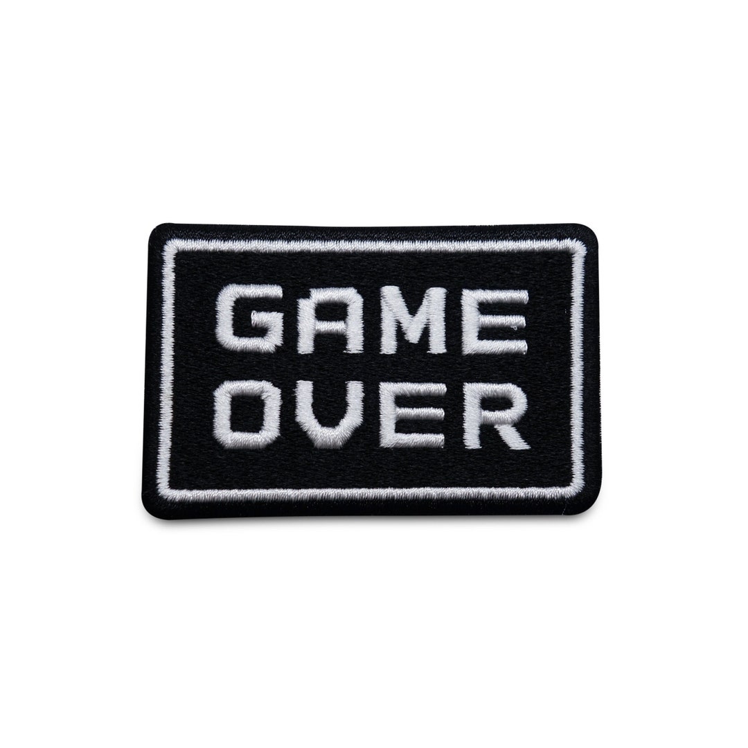 Iron-on Game Over Patch Mario Kart Video Game Retro Patches - Etsy