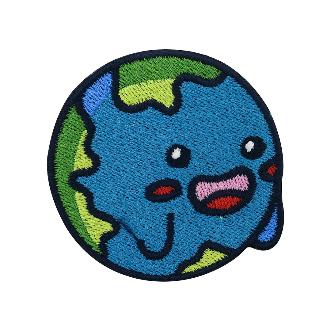 Iron-on Patch Children's Earth World Patches, Globe Iron-on Patches ...