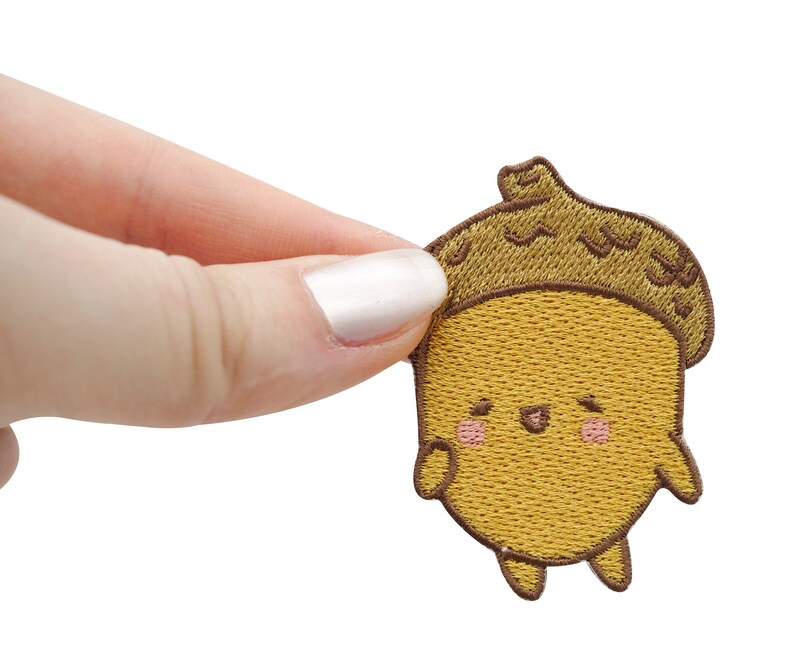 Patch Small Kawaii Acorn Patch for Ironing Autumn Leaf - Etsy
