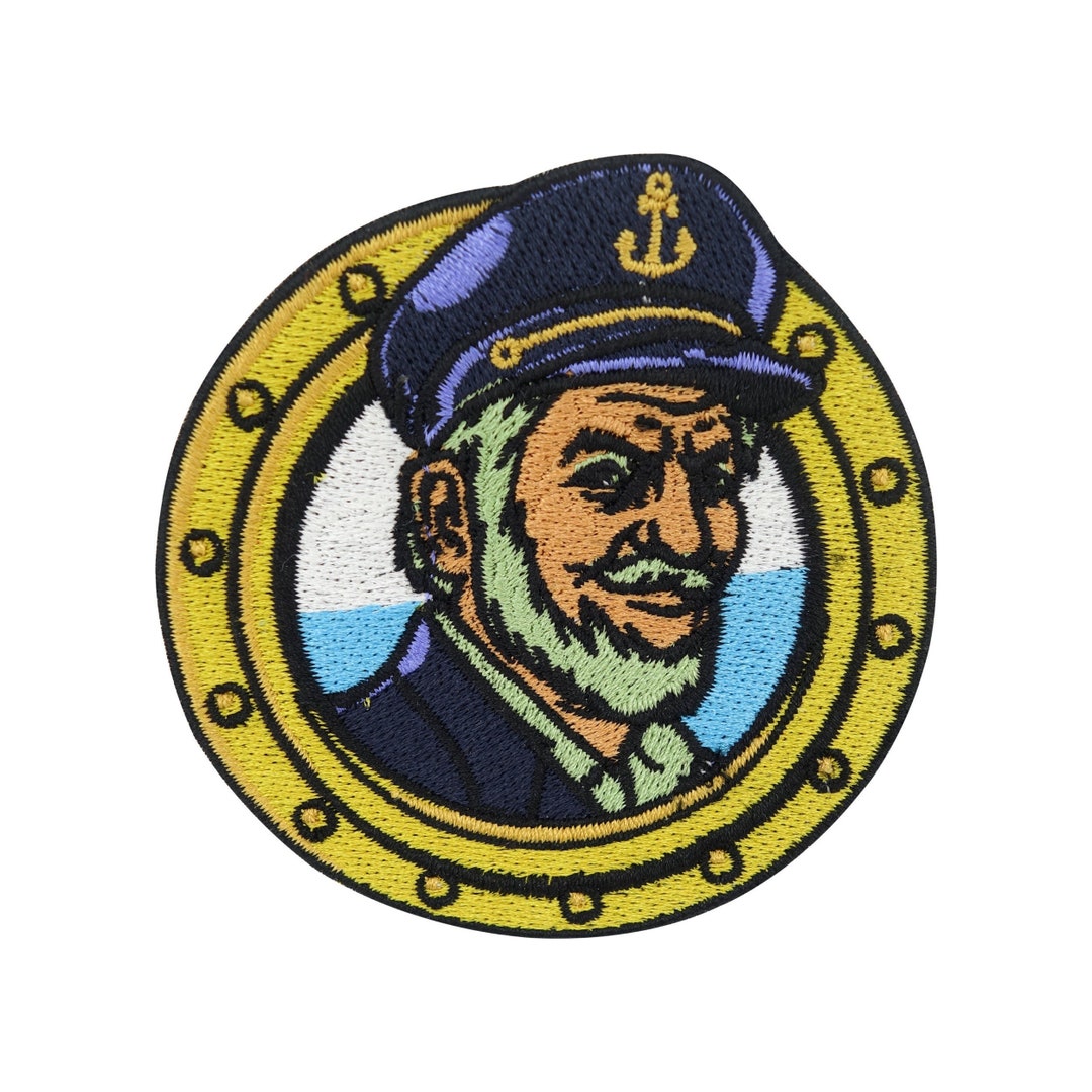 Seaman Captain Iron-on Patch | Maritime Patches Anchor Iron-on Ship ...