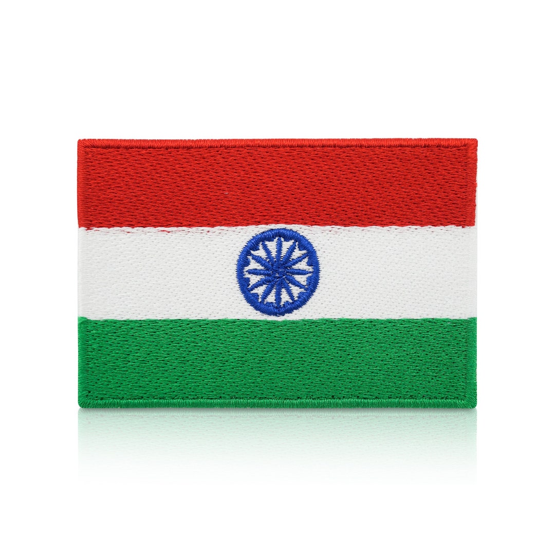 India Flag Iron-on Patch | Indian Flag Patch, Backpacker Iron-on Patch ...