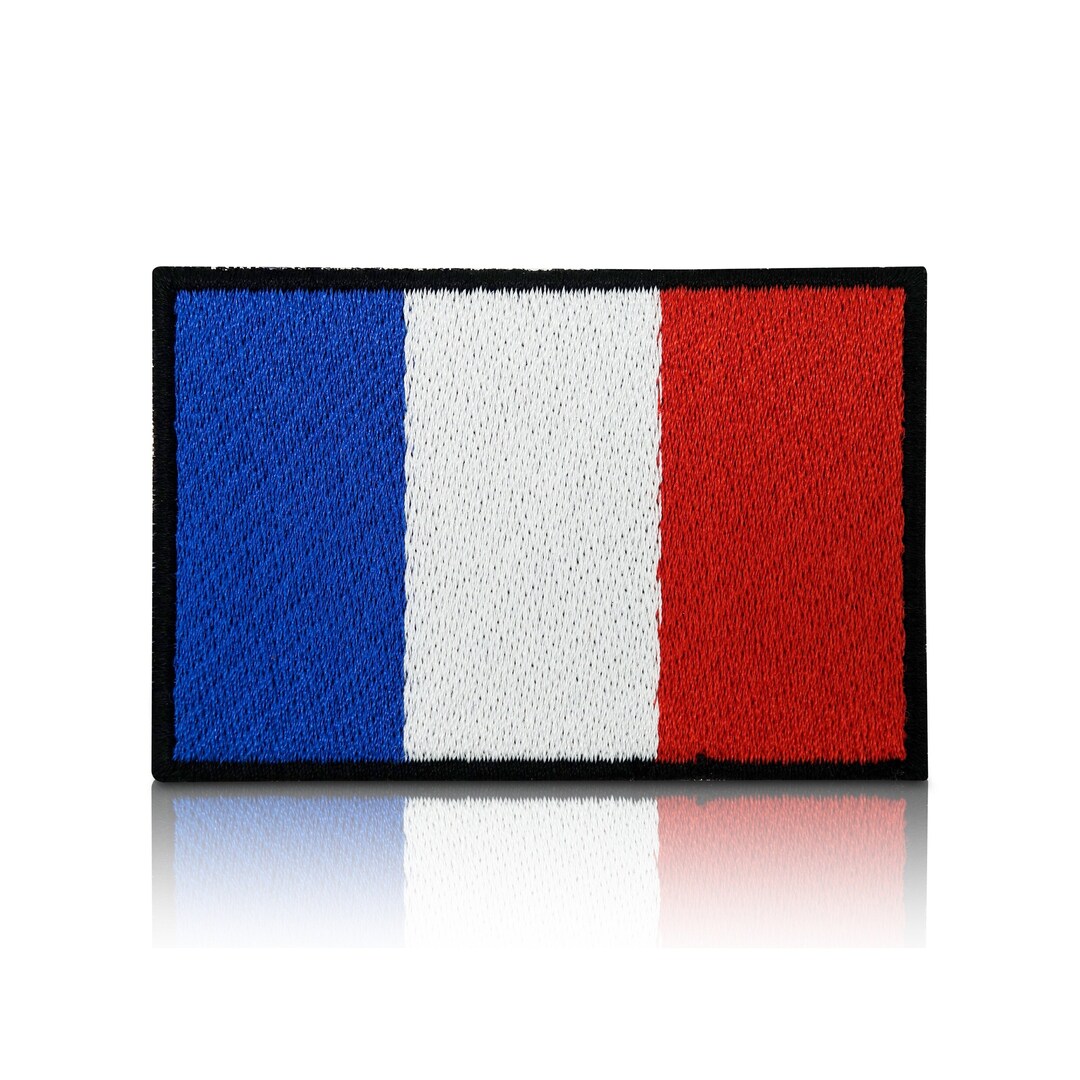 France Flag Patch With Velcro Back | French Flag Airsoft Patches France ...