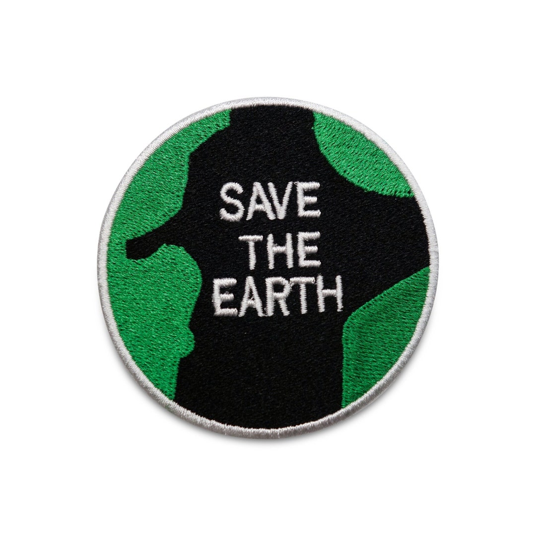 Iron-on Patch Finally Home Save the Earth Climate World - Etsy