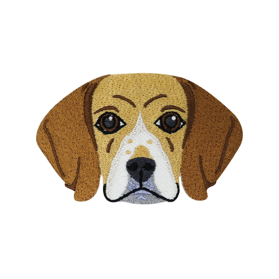 Patch thermocollant chien Beagle | Patchs tête de chien, patchs ...