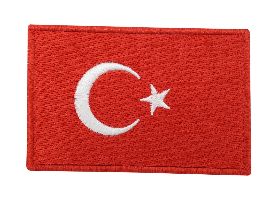 Türkiye Flag Patch Turkish Flag Turkey Flag Patches - Etsy UK