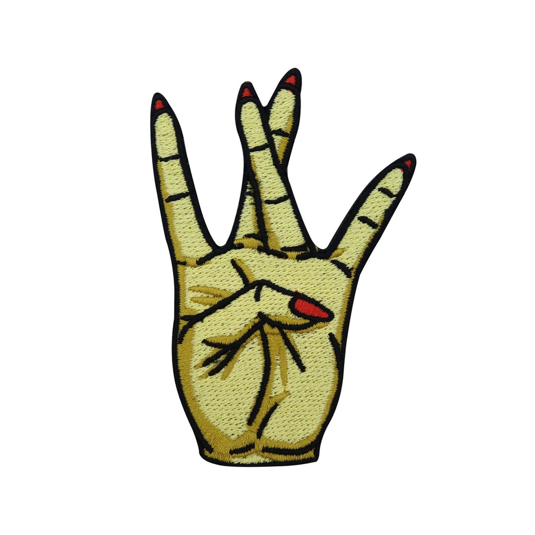 Patch to Iron Westcoast Hip Hop Women Hand Signal 90s Rap - Etsy