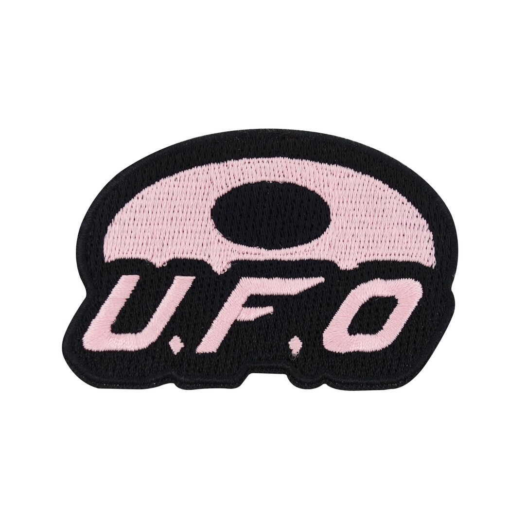 Iron-on Patch - UFO Y2K Lettering | Alien Patches, Space Iron-on Patch ...
