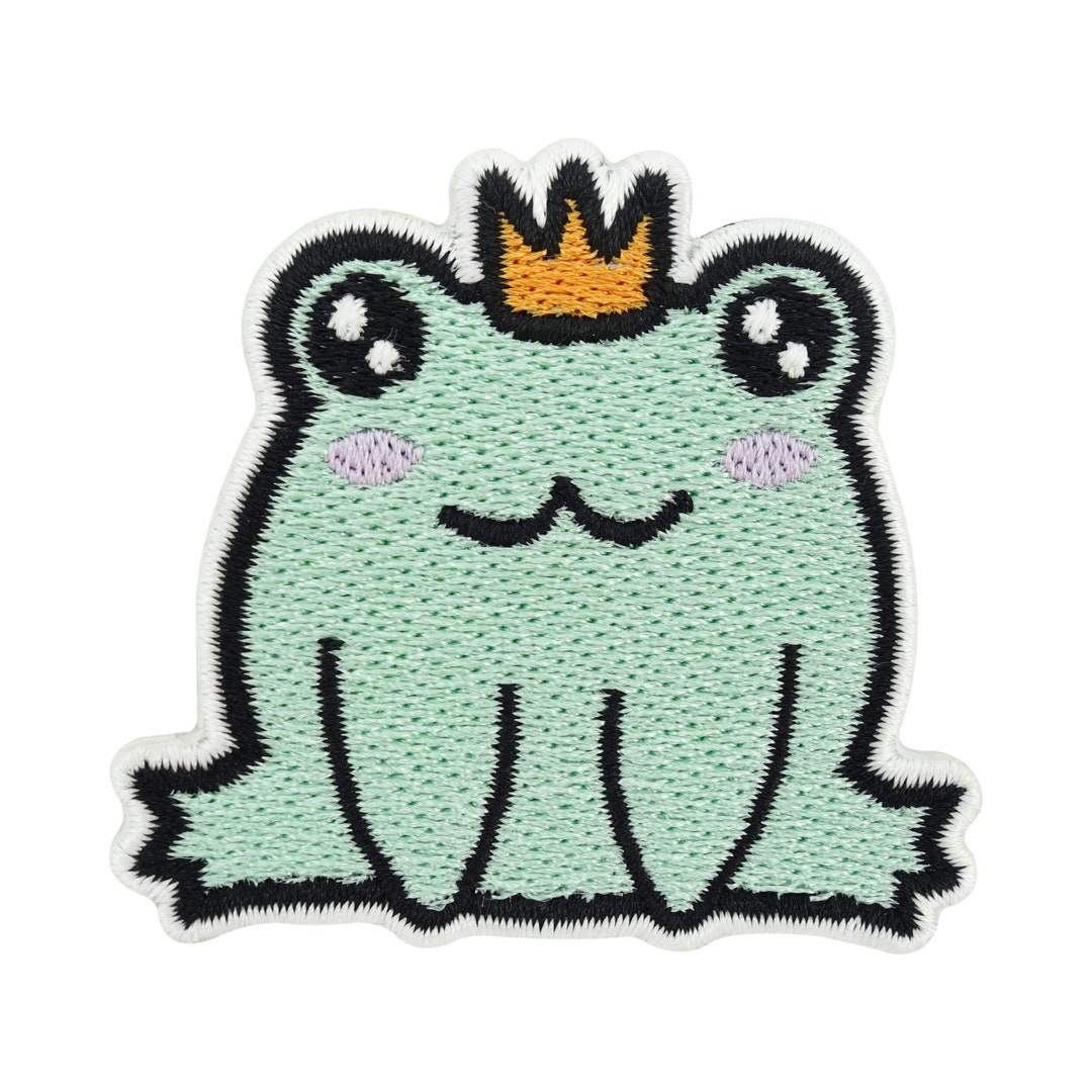 Iron-on Patch Frog Prince Children's Sew-on Patch, Iron-on Patches ...