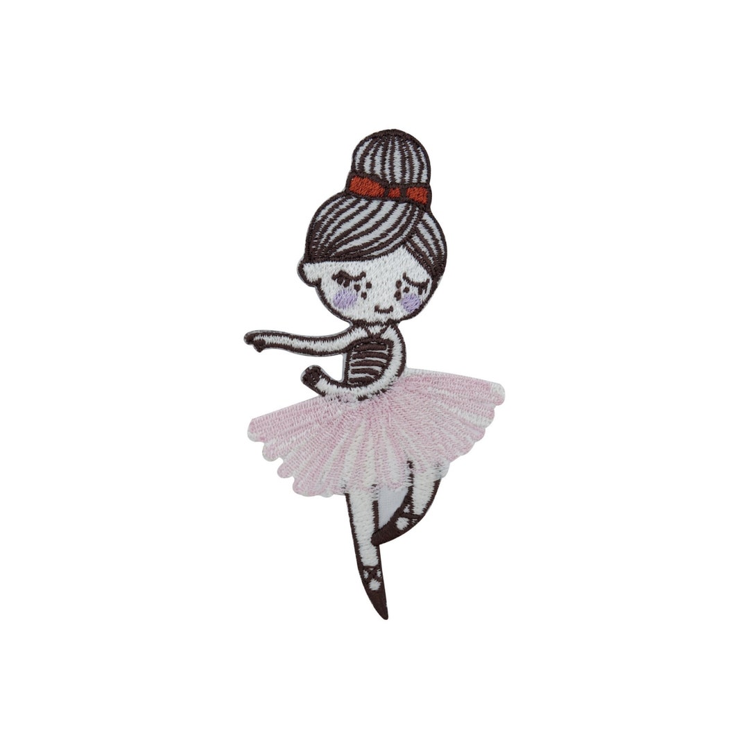 Cute Dancing Ballerina Iron-on Patch Ballet Girl Patches, Dancing Iron ...