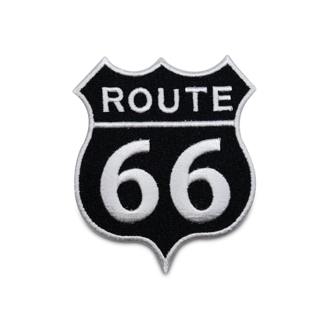 Route 66 USA Motorcycle Iron-on Patch | America US America Flag Rock ...