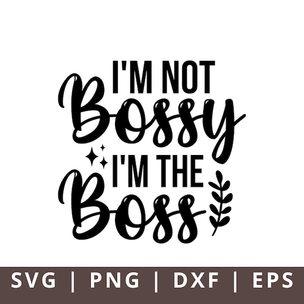 Boss Quotes Svg - Etsy