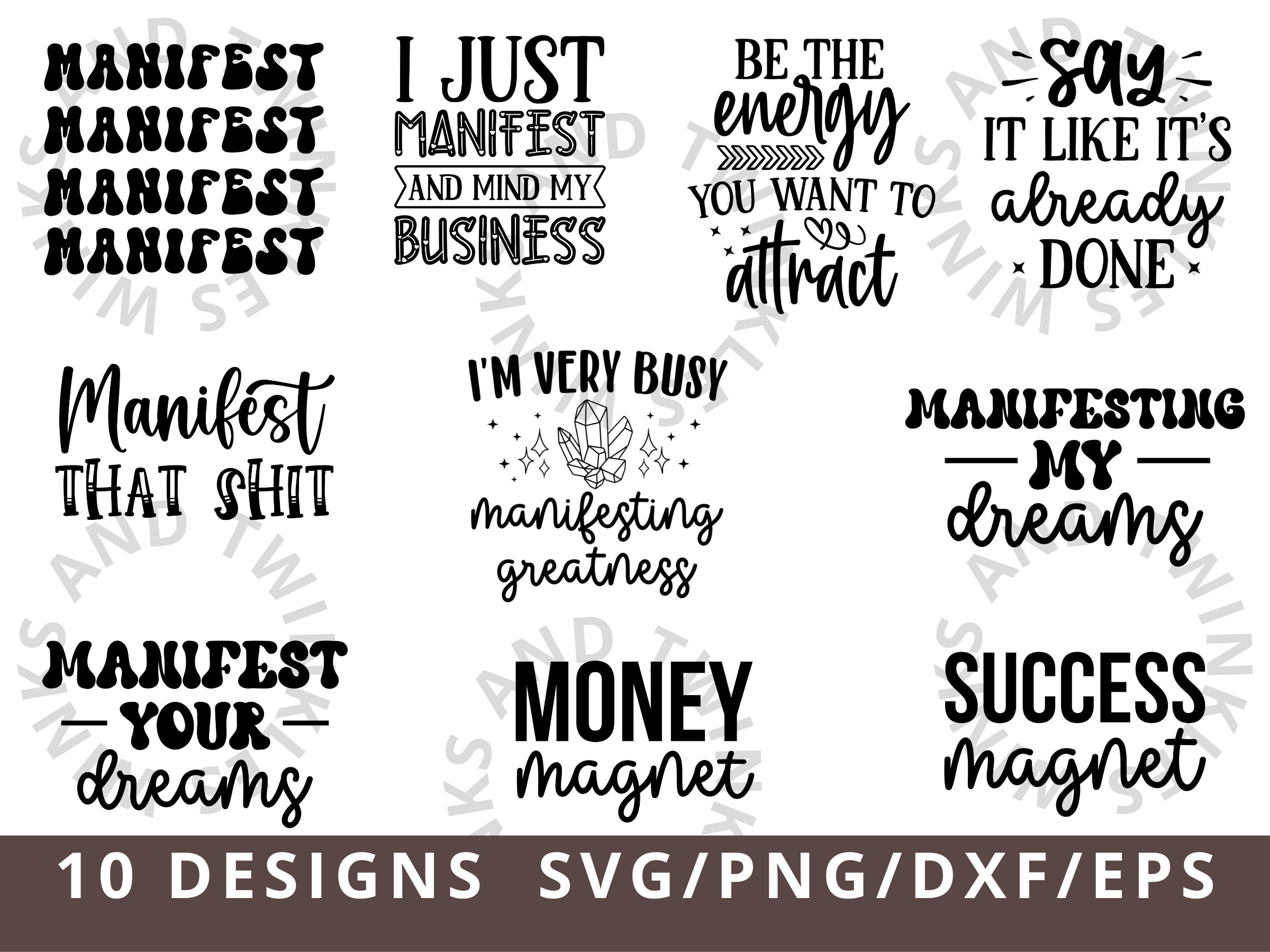 Manifest That Shit Svg Manifest Svg Manifestation Svg - Etsy