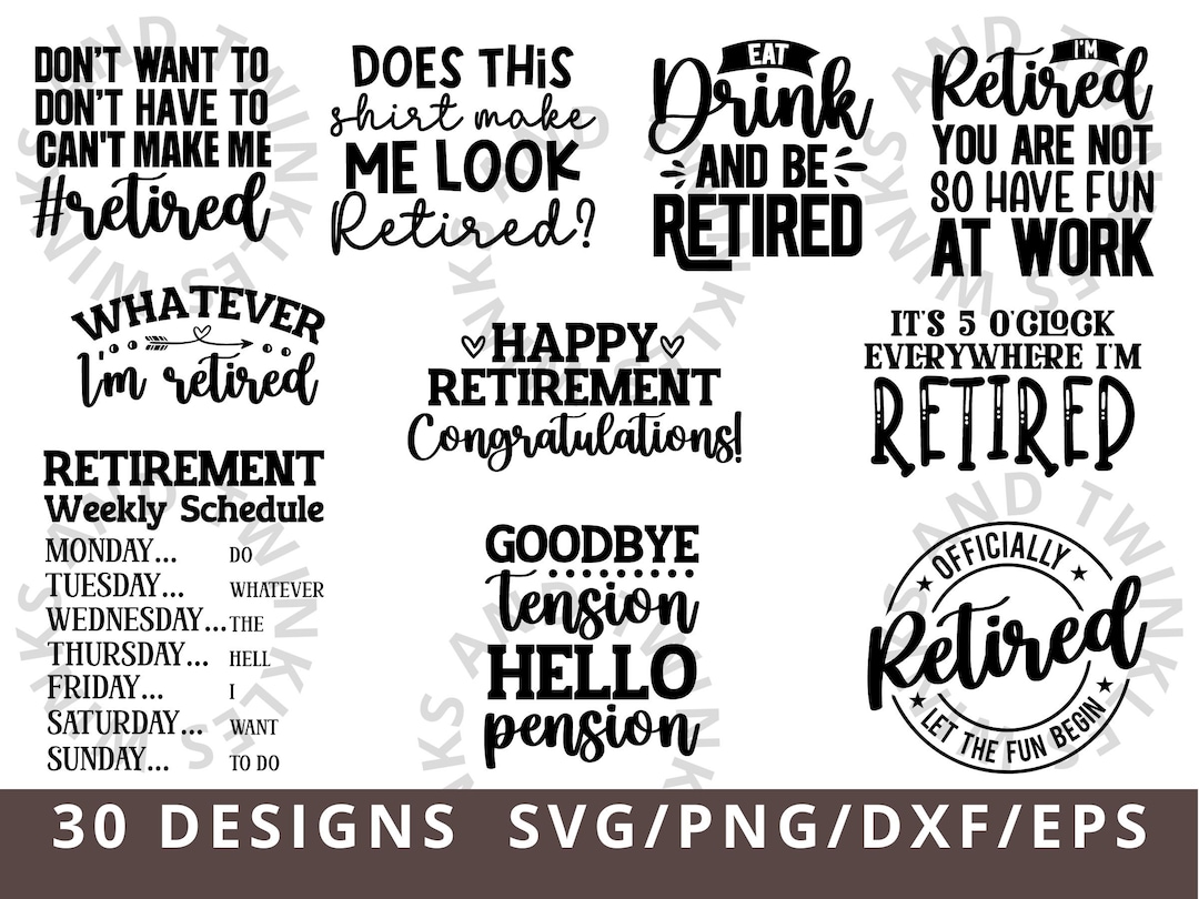 Retirement SVG, Officially Retired SVG, Retired 2025 Svg Png ...