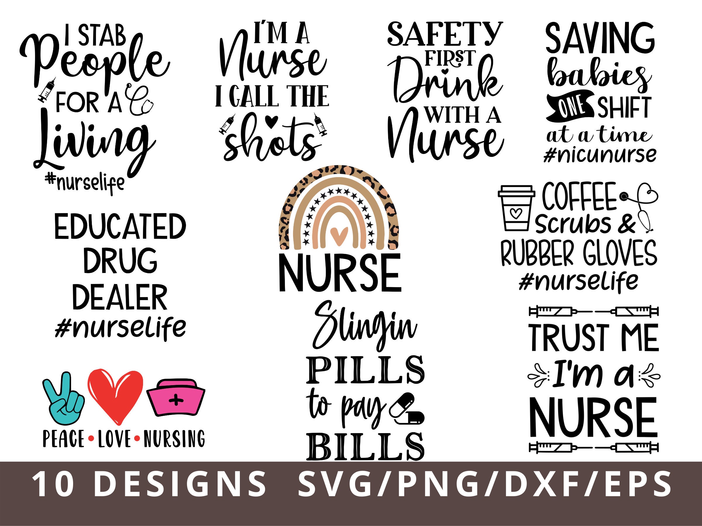 Nurse SVG Bundle, Nurse Quotes SVG, Doctor Svg, Nursing Svg, Nurse Svg ...