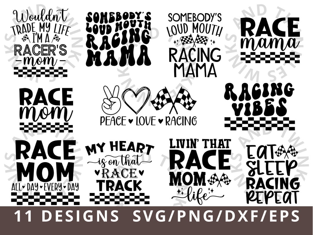 Racing Mom Svg, Racing Mama Svg, Somebody's Loud Mouth Racing Mama Svg ...