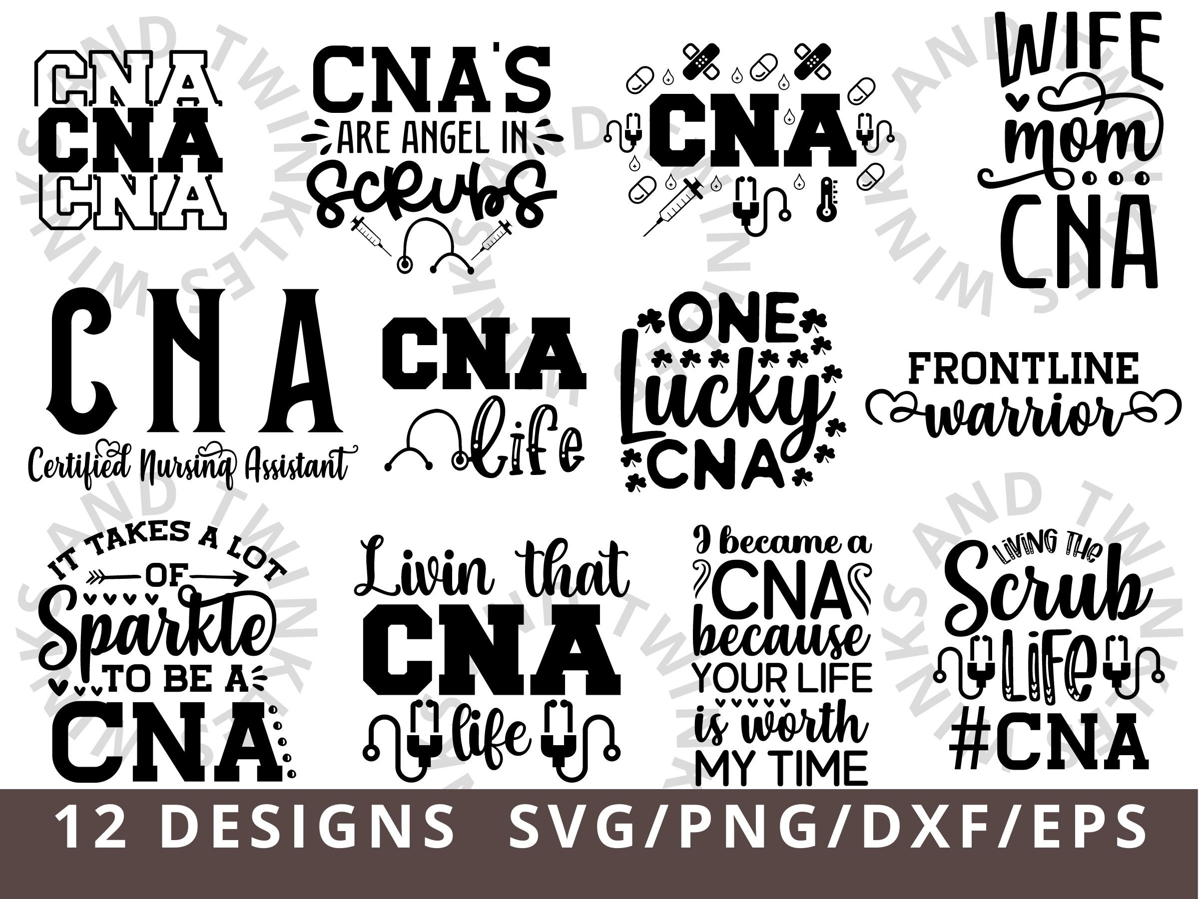 Nurse Assistant Svg - Nursing Assistant Svg Png Dxf - CNA Svg ...