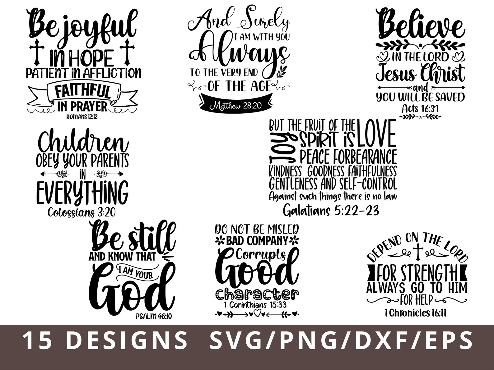 Bible Verse SVG, Scripture Svg Bundle, Christian Bundle Svg, Bible ...