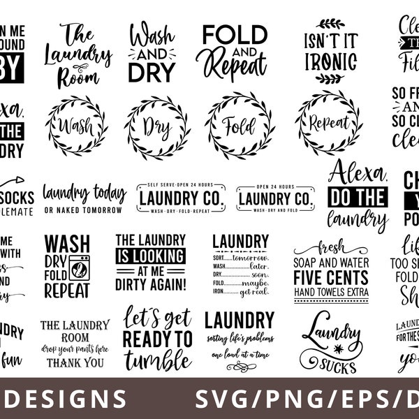 Laundry Room Signs - Etsy