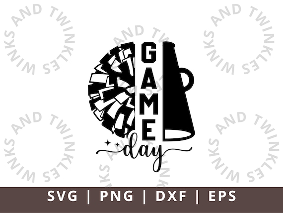 Game Day Svg Cheer Svg Cheerleader Svg Football Game Cut - Etsy UK