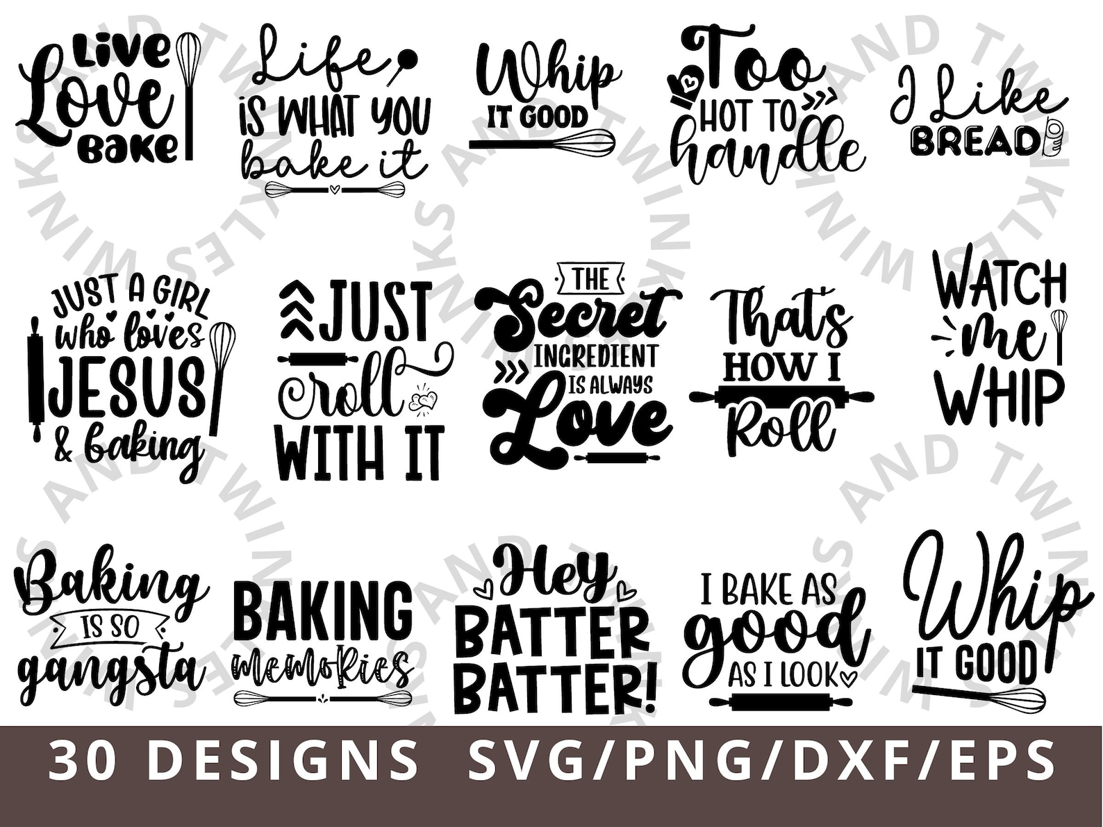 Baking Svg Bundle Kitchen Svg Baker Svg Bundle Bakery Svg - Etsy