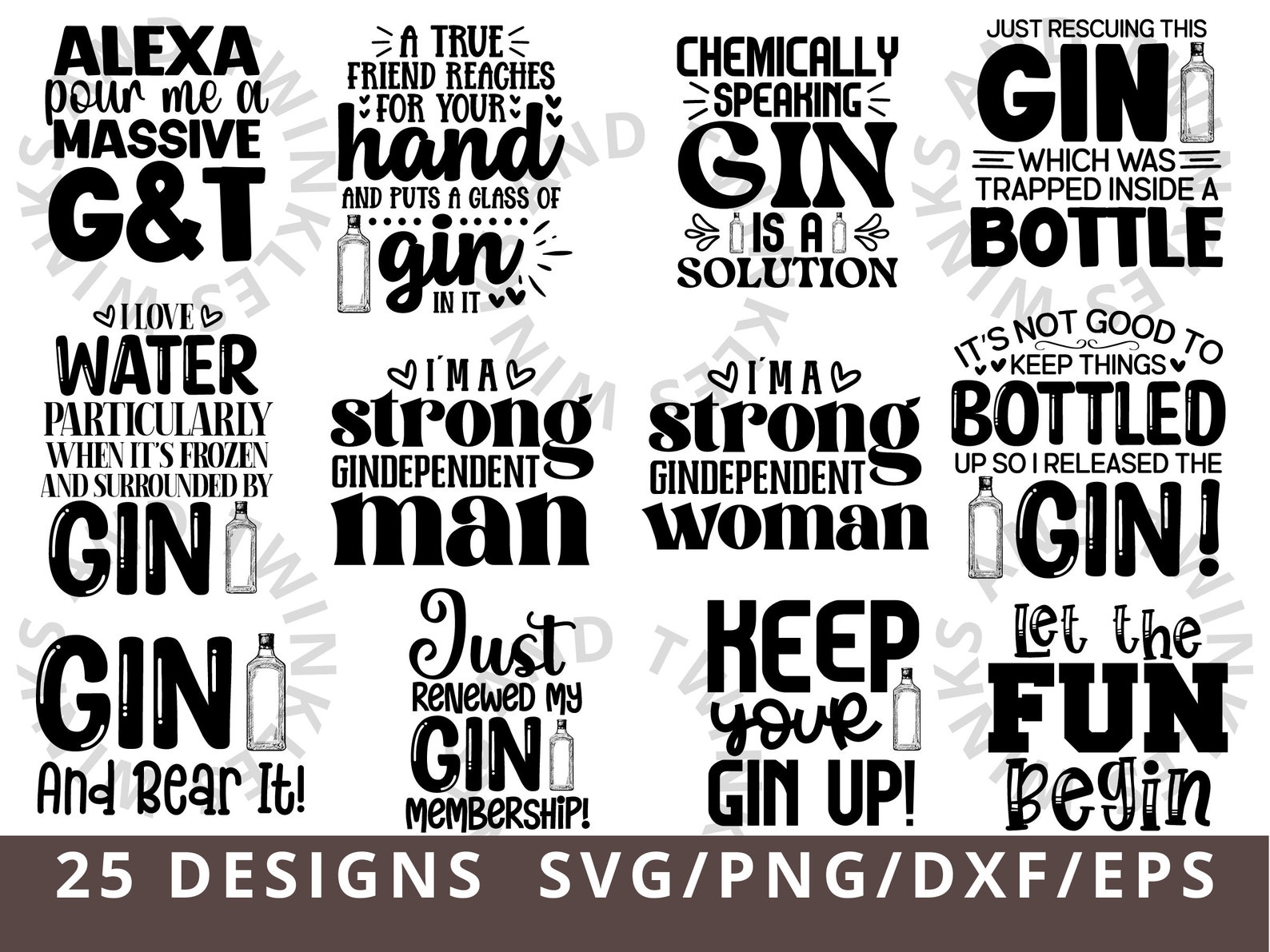 Gin SVG PNG, Alcohol Quotes Svg, Funny Gin Quotes Svg for Cricut ...