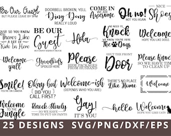 Welcome-ish Svg, Welcome Sign Svg, Farmhouse Welcome Sign, Funny ...