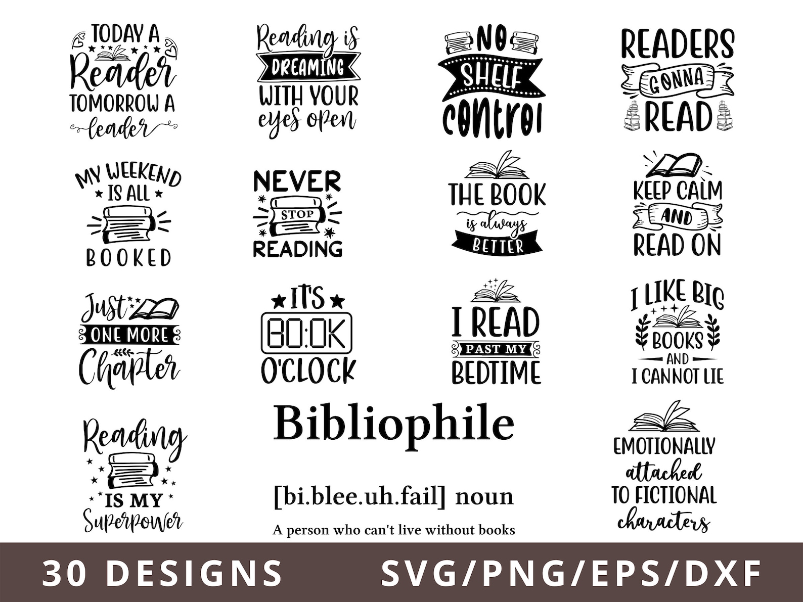 Reading SVG Bundle, Book Lover Svg Bundle, Book Svg, Book Cut File for ...