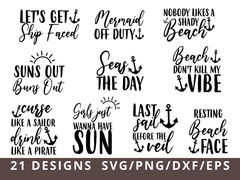Nautical Bachelorette SVG Bundle Beach Bachelorette Svg - Etsy