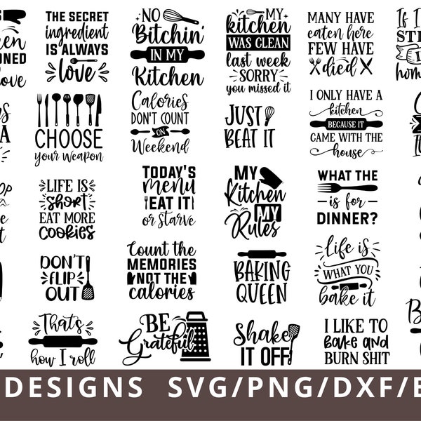 Cooking Svg Dxf Eps - Etsy