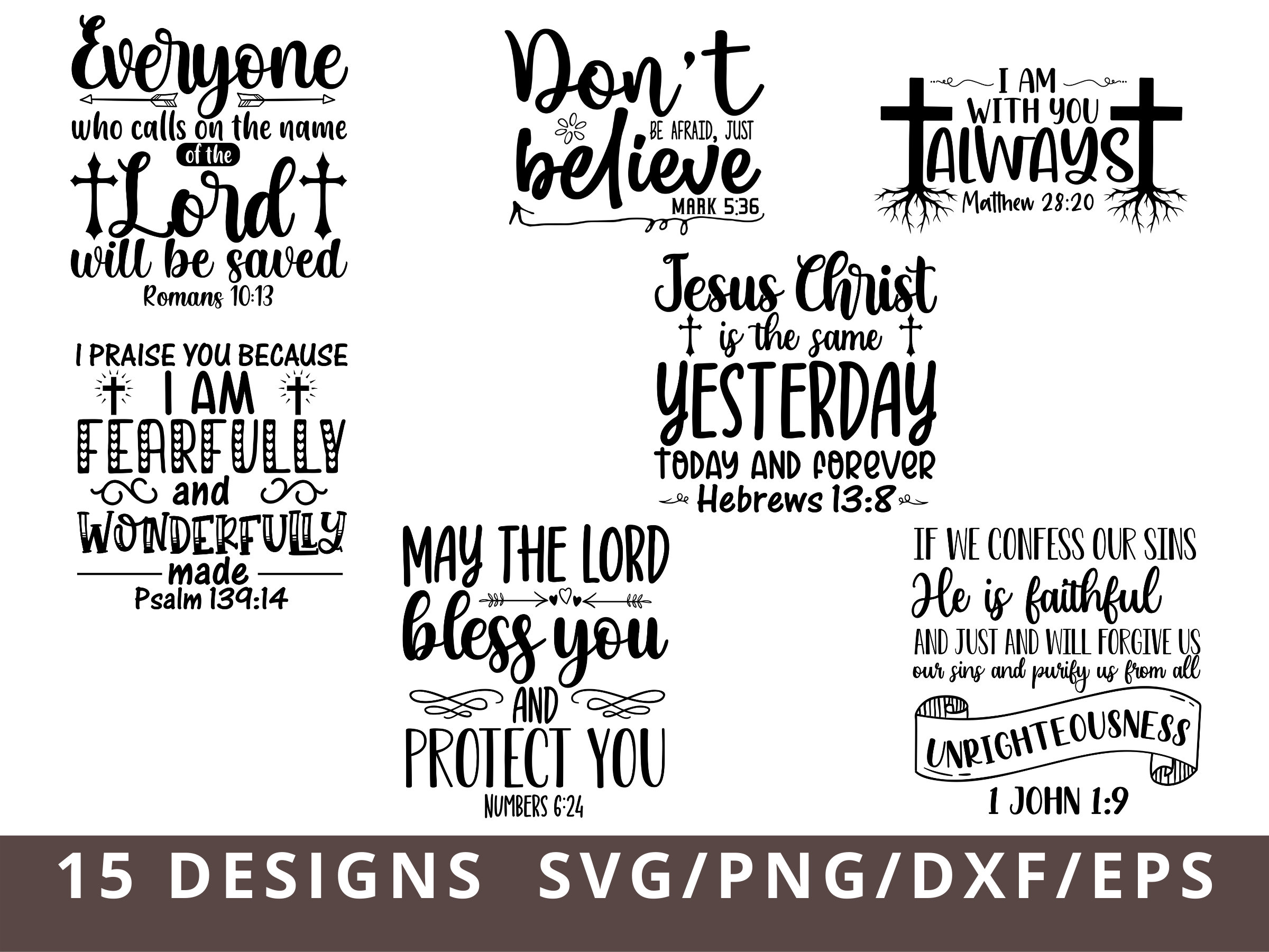 Bible Verse SVG Scripture Svg Bundle Christian Bundle Svg - Etsy