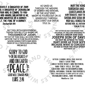 Christmas Bible Verses Svg Png, Bible Verse SVG, Merry Christmas Svg ...