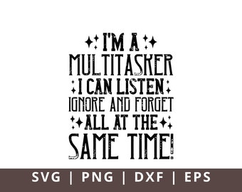 I'm A Multitasker SVG - Etsy