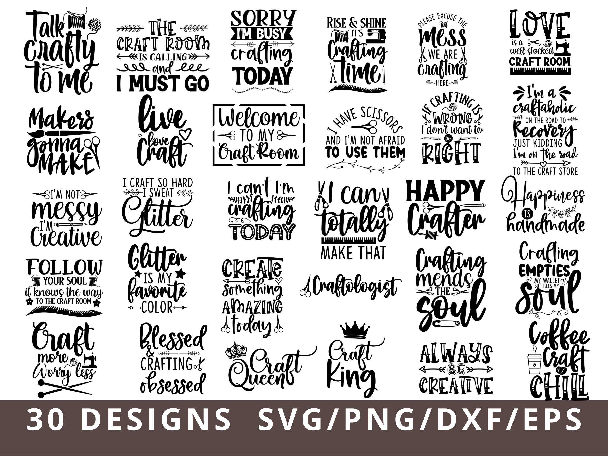 Craft SVG Bundle, Crafting SVG, Crafters Svg, Crafting Shirt Svg ...
