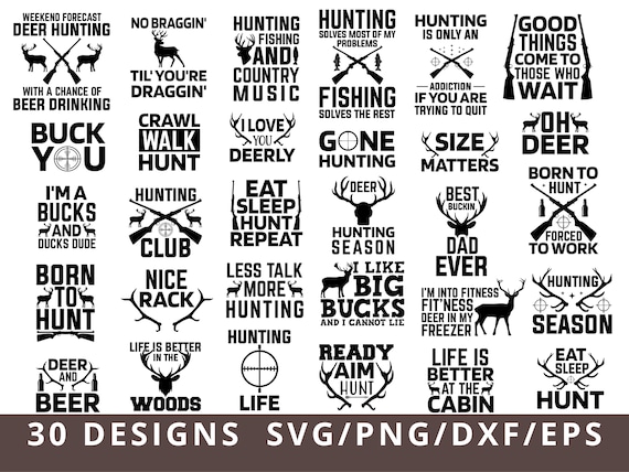 Hunting Svg Bundle Hunter Svg Deer Hunting Svg Hunting | Etsy Australia