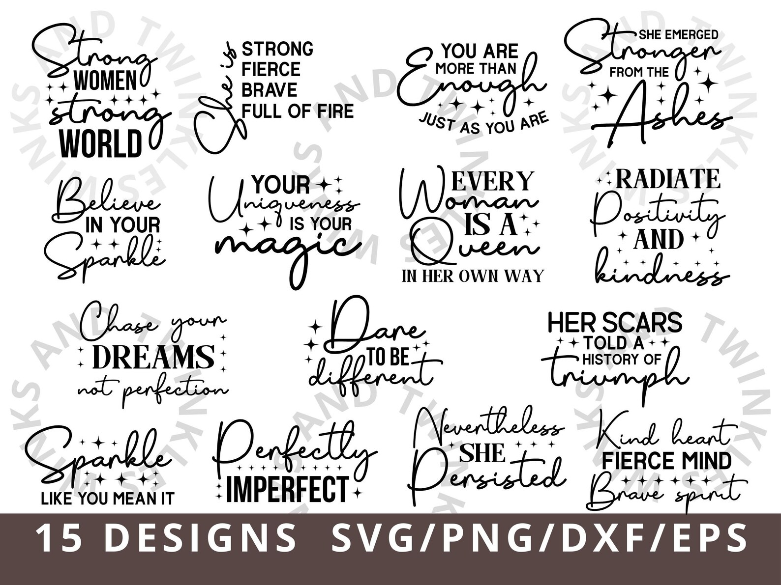 Woman Inspirational SVG Bundle, She is Me SVG, Women Empowerment Svg ...