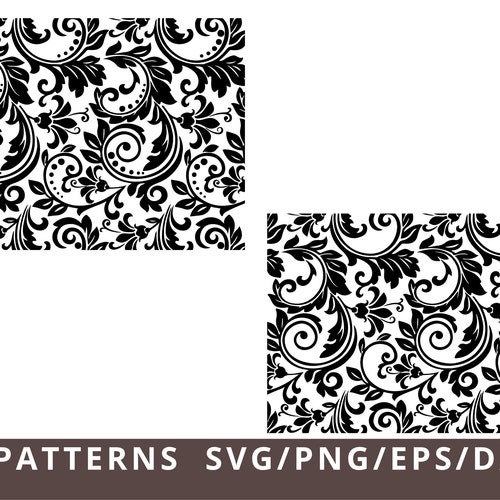 Western Seamless Pattern Svg Tooled Leather Svg Tool Leather - Etsy