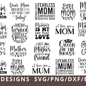 Mothers Day SVG Bundle, Mom Svg, Mother's Day Svg, Mom Life Svg, Mama ...
