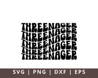 Threenager Svg, Threenager Png Third Birthday Svg, Birthday Girl Svg, Birthday Svg, Happy ...