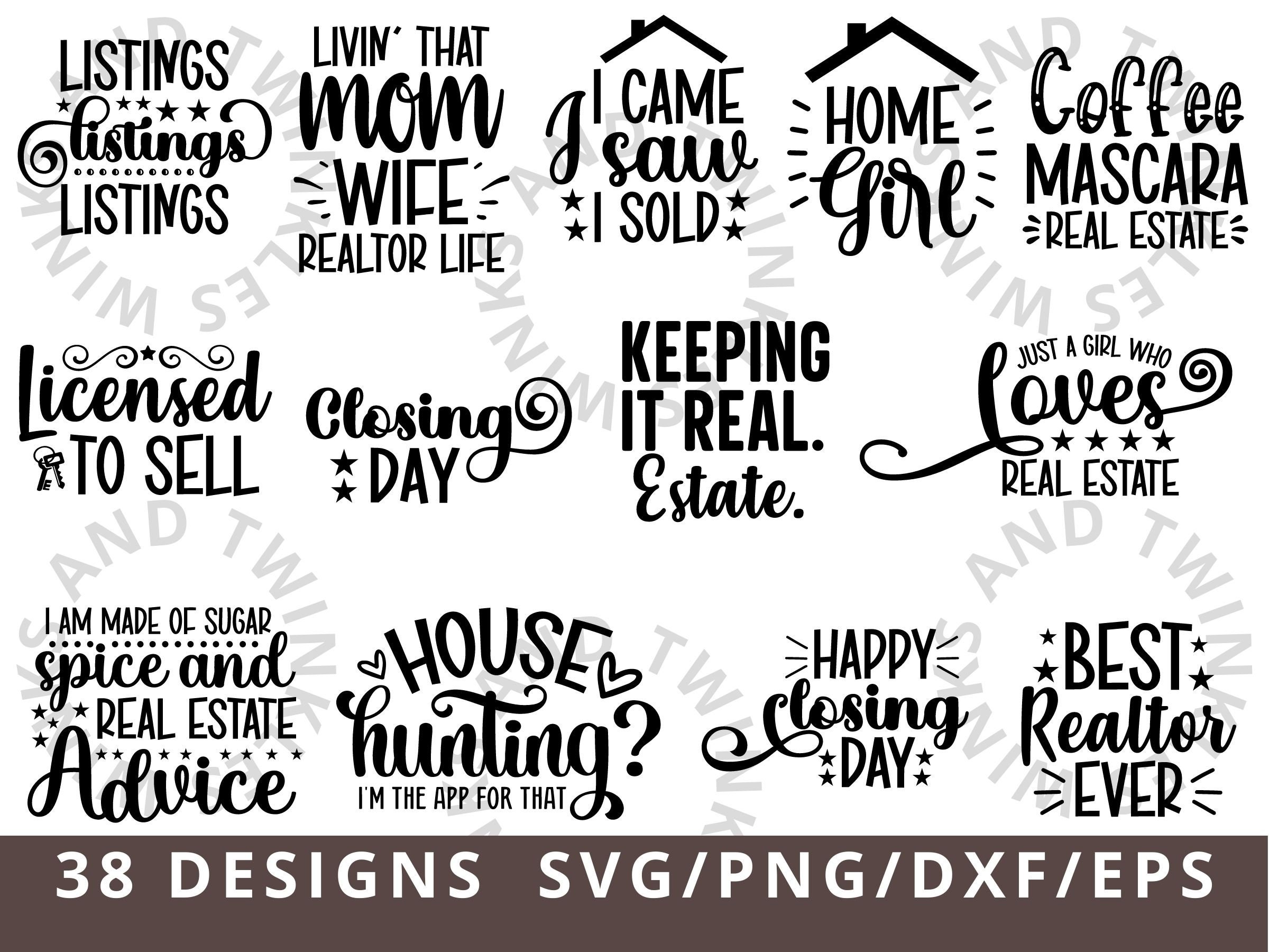 Real Estate SVG Bundle, Realtor Svg, Real Estate Agent Svg Cut File ...