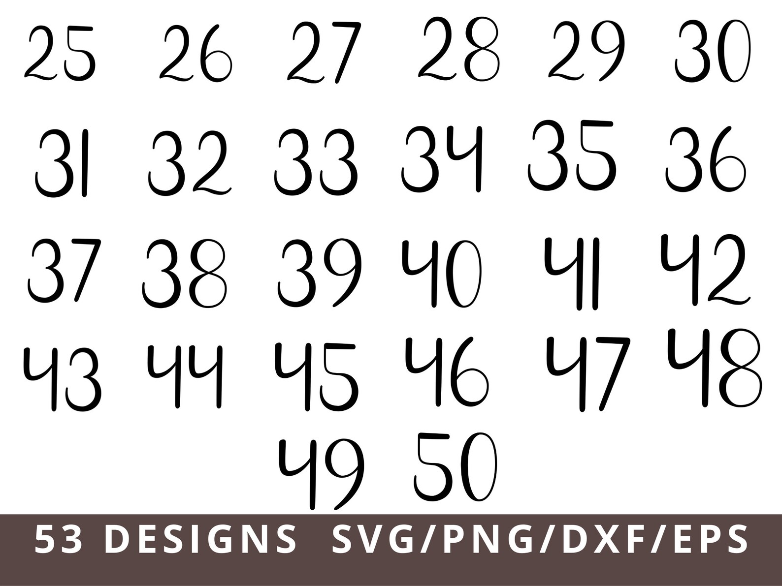 Table Number Sign Svg Wedding Table Numbers Svg Dxf Png - Etsy Ireland