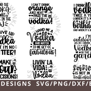 Vodka SVG PNG, Alcohol Quotes Svg, Funny Vodka Quotes Svg for Cricut ...